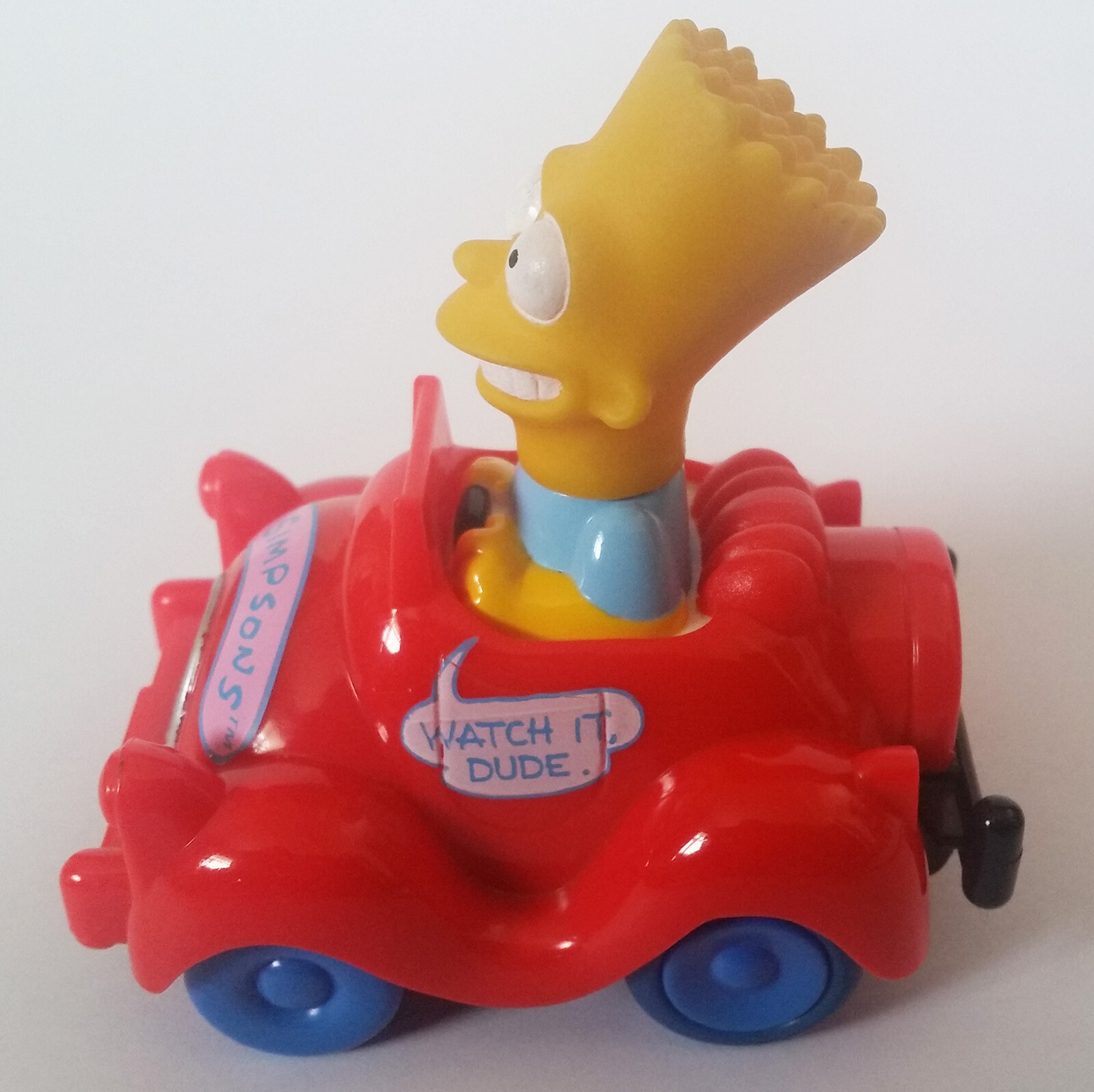 RARE - 1990 Bart The Simpsons Car Toy 20th Century Fox Arco Matt ...