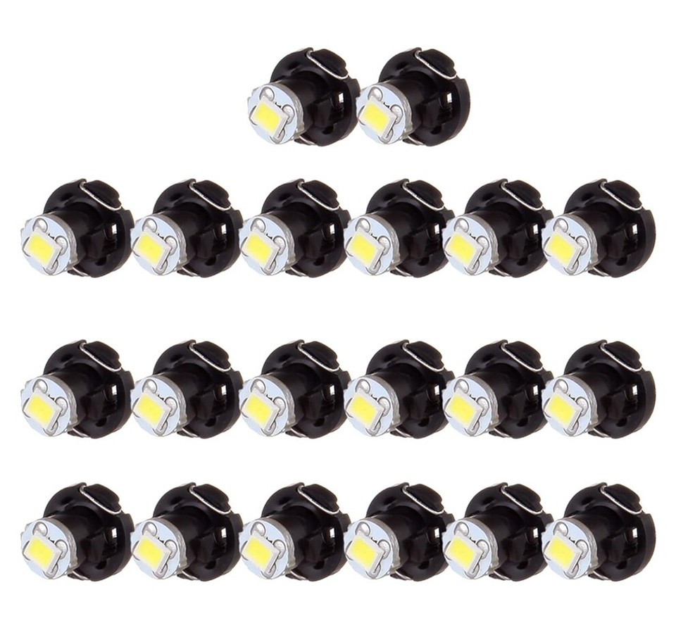 20Pcs 1-SMD T3 Neo Wedge LED Cluster Instrument Dash Panel Center ...