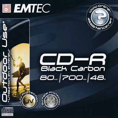 EMTEC BASF Black Carbon CD-R Ultimate Protection - NEW | eBay