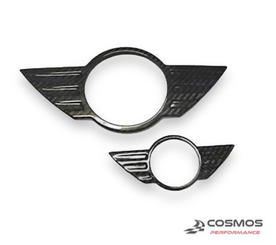 Real Carbon Fiber Emblem Wing Cover Set for Mini Countryman R60 R61 | eBay