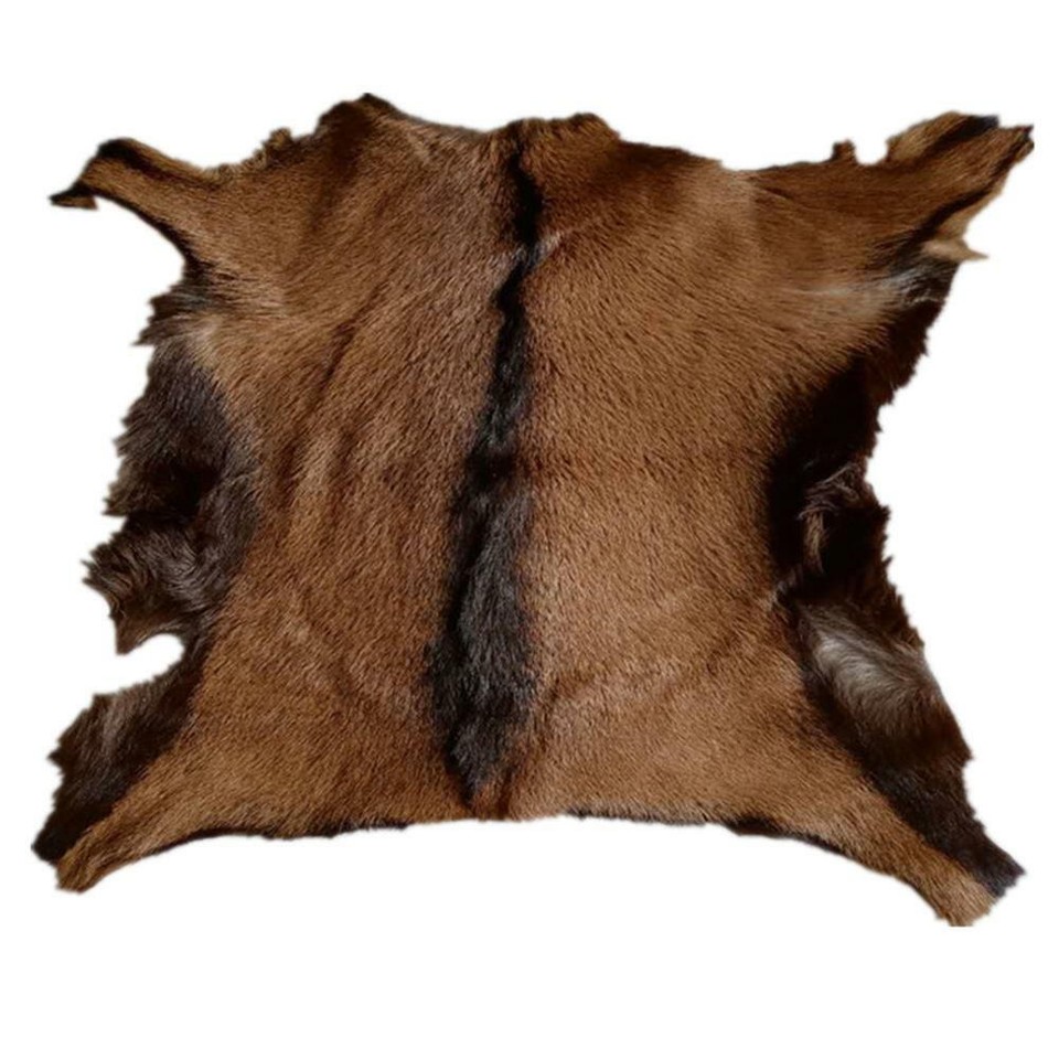 1 Piece Real Goat Skin Pelt Rug Hide Soft Tanned Leather for Craft ...
