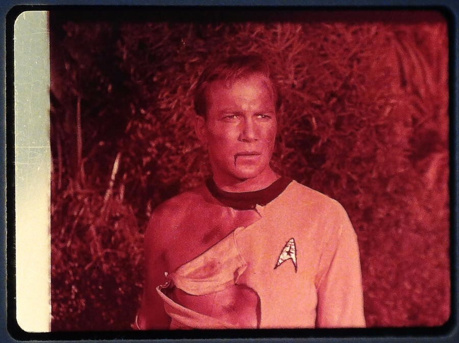 Star Trek TOS 35mm Film Clip Slide Shore Leave Captain Kirk Torn Shirt ...