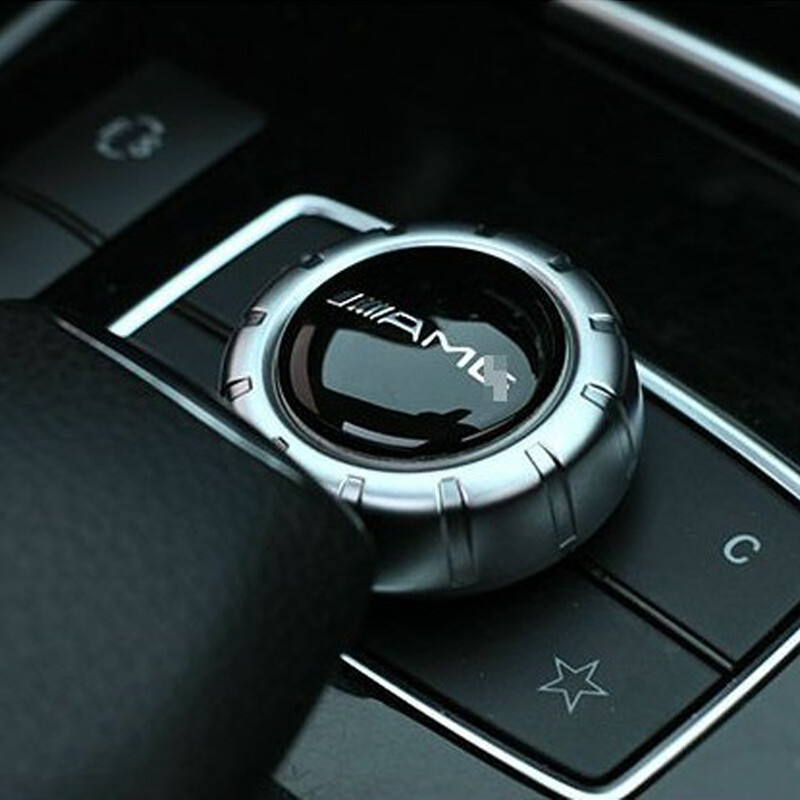 29mm Car Interior Multimedia Button Emblem Badge for Mercedes Benz AMG ...
