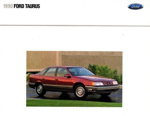 Big 1990 Ford TAURUS Brochure / Catalog / Pamphlet: SHO,L,GL,LX | eBay