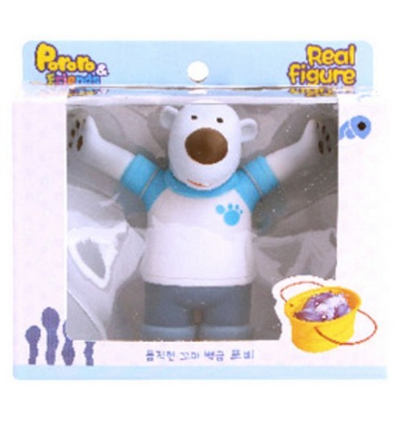 Little Penguin Pororo & Friends Real Collectable Miniature Bear Figure ...