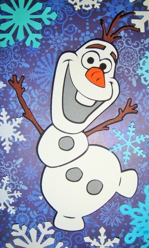 Frozen Olaf Snowman Paper Die Cut Paper Doll Scrapbook Embellishment | eBay