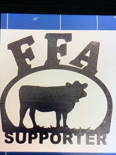 FFA Vinyl Sticker Decal Black 5x5” | eBay