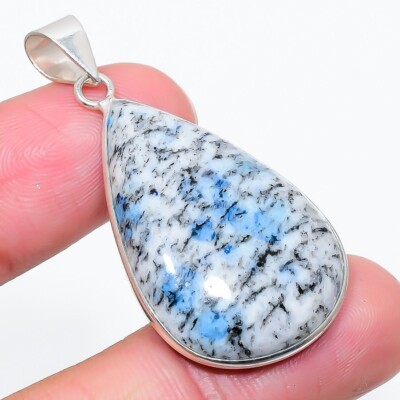 Natural K2 Jasper Gemstone Handmade 925 Sterling Silver Jewelry Pendant ...