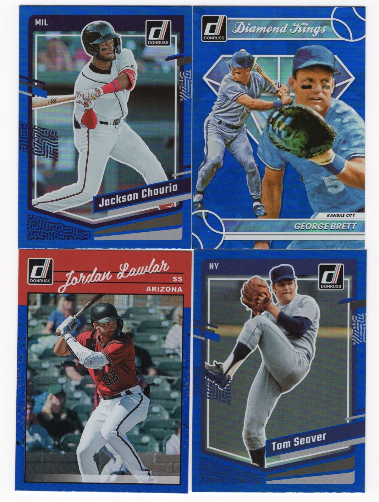 2023 Donruss Baseball Base & RC's BLUE FOIL Parallels #1-290 ~ You Pick ...