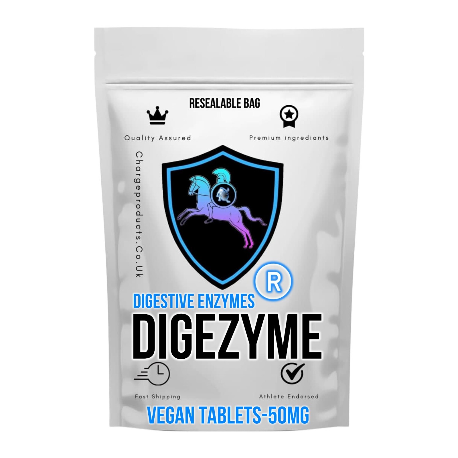 Digestive Enzymes DigeZyme 50mg Tablets Digestion Supplement Reduce ...