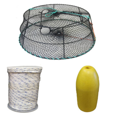 KUFA Sports Vinyl Coated Crab Ring Trap with Crabbing Accessory (CT79 ...