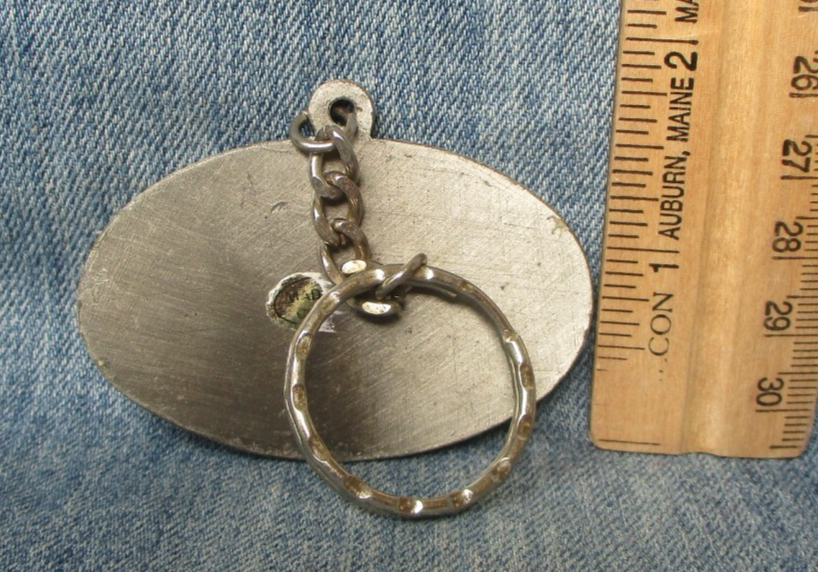 Vintage LIGHTHOUSE OUTER BANKS NORTH CAROLINA Souvenir Metal Keychain ...