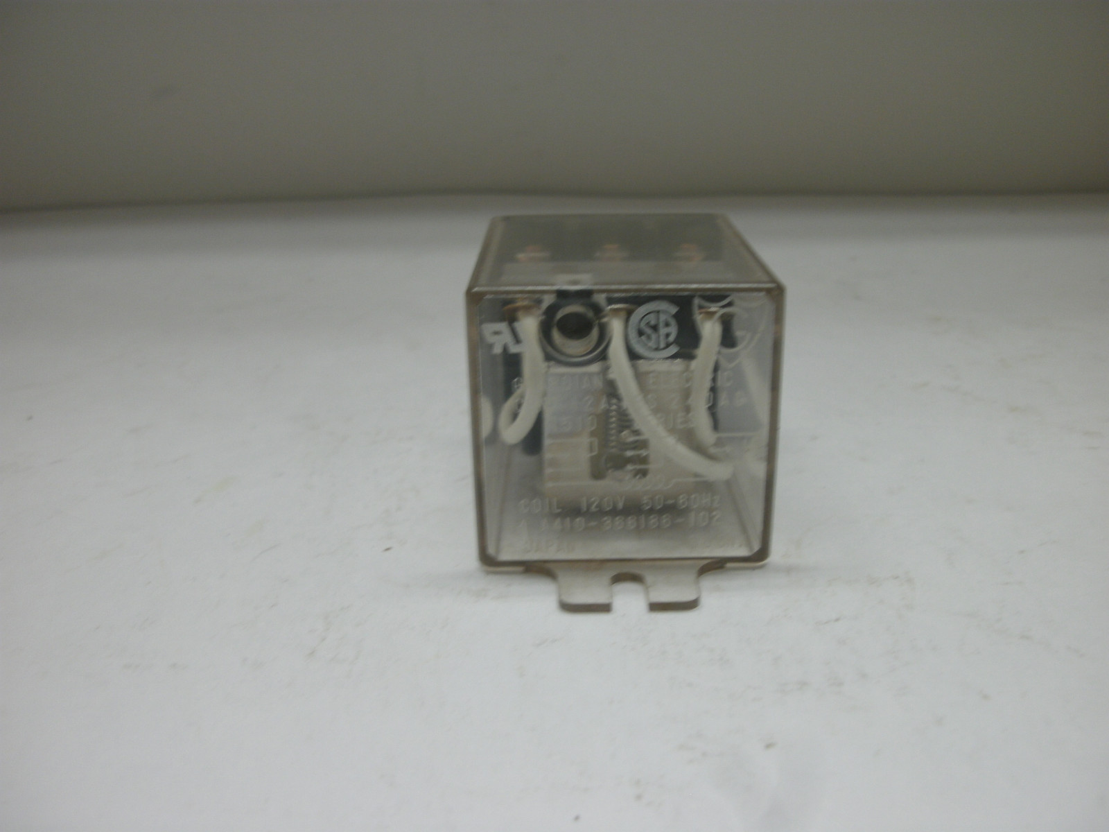 GUARDIAN ELECTRIC A410-366186-102 RELAY CONT 12A RES 240 AC 1510 SER ...
