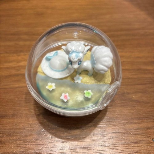 Pokemon Alolan Vulpix Terrarium Collection Figure Alola Region | eBay UK