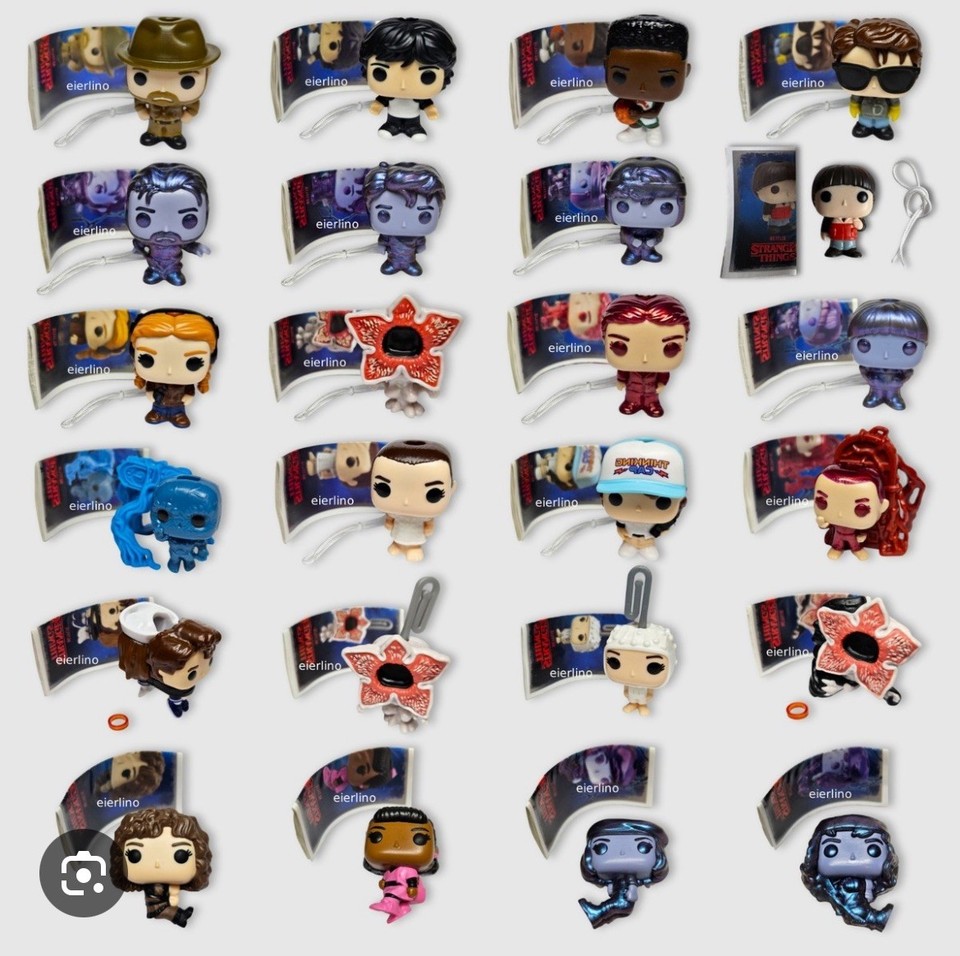 Full Stranger Things Kinder Joy Toy Collection – Complete Set | eBay UK