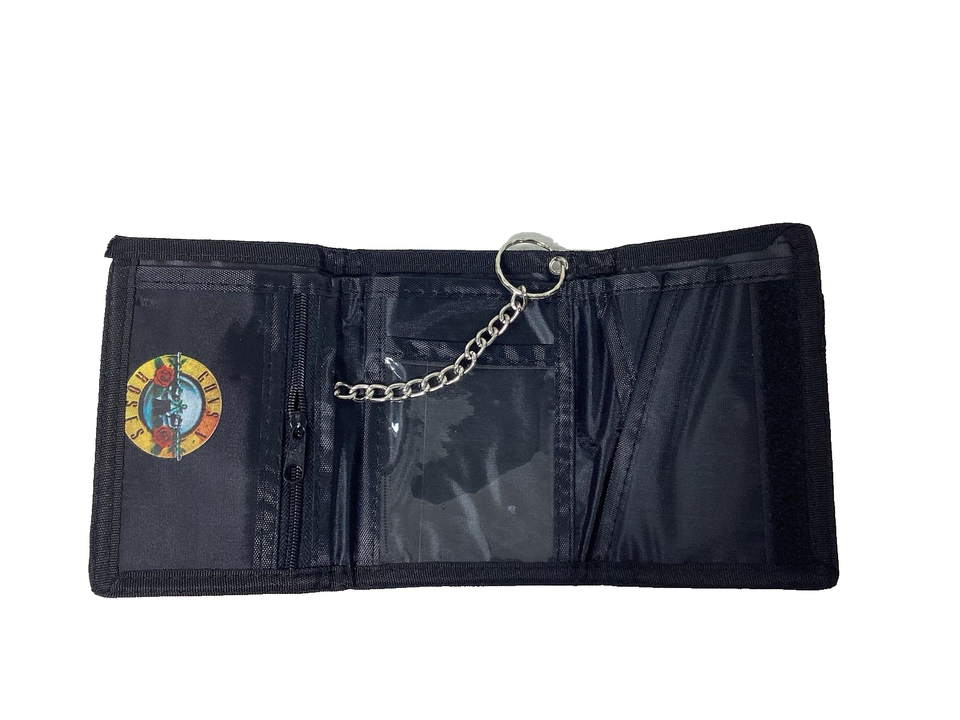 Brand New Guns N Roses Chain Tri Fold Polyester Wallet | eBay