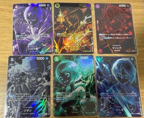Legacy of the Master OP12 SP Set of 6 Complete ONE PIECE Card Japanese ...