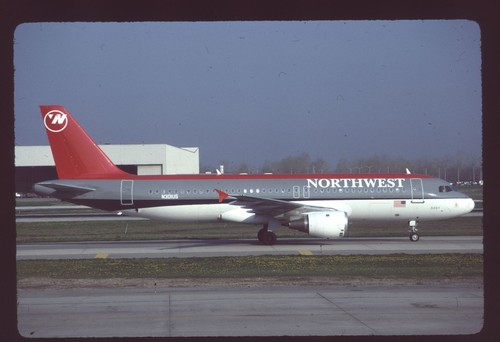 Orig 35mm airline slide Northwest Airlines A320-211 N301US | eBay