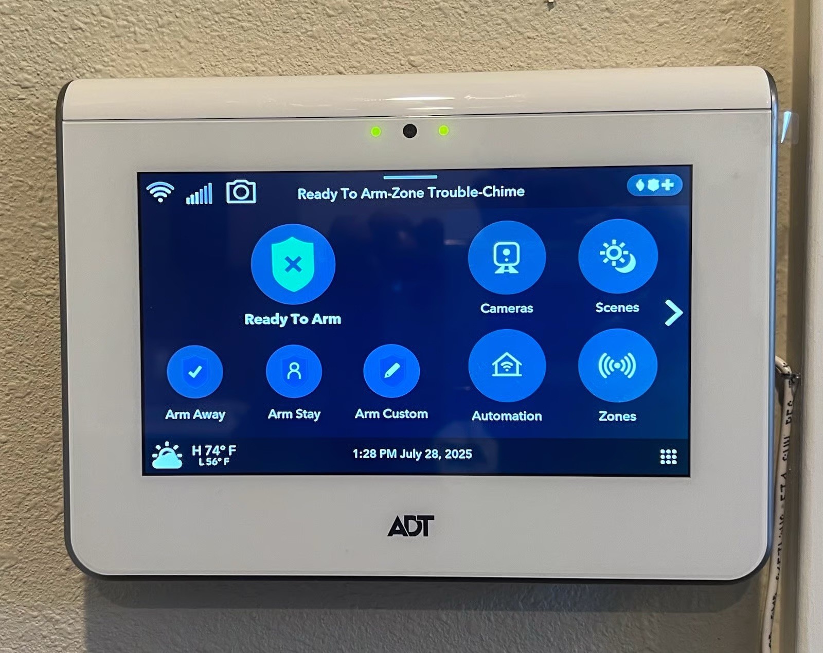 NEW IN BOX - - ADT Command 7 All-in-One Touchscreen Security Panel ...