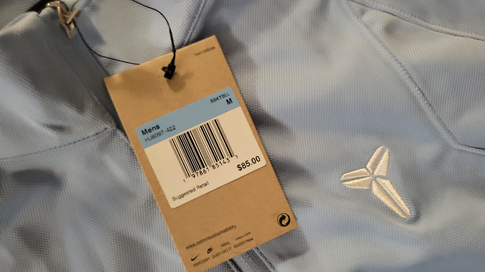 New NWT Mens NIKE KOBE BRYANT Dri-Fit Knit Jacket PSYCHIC BLUE MAMBA ...