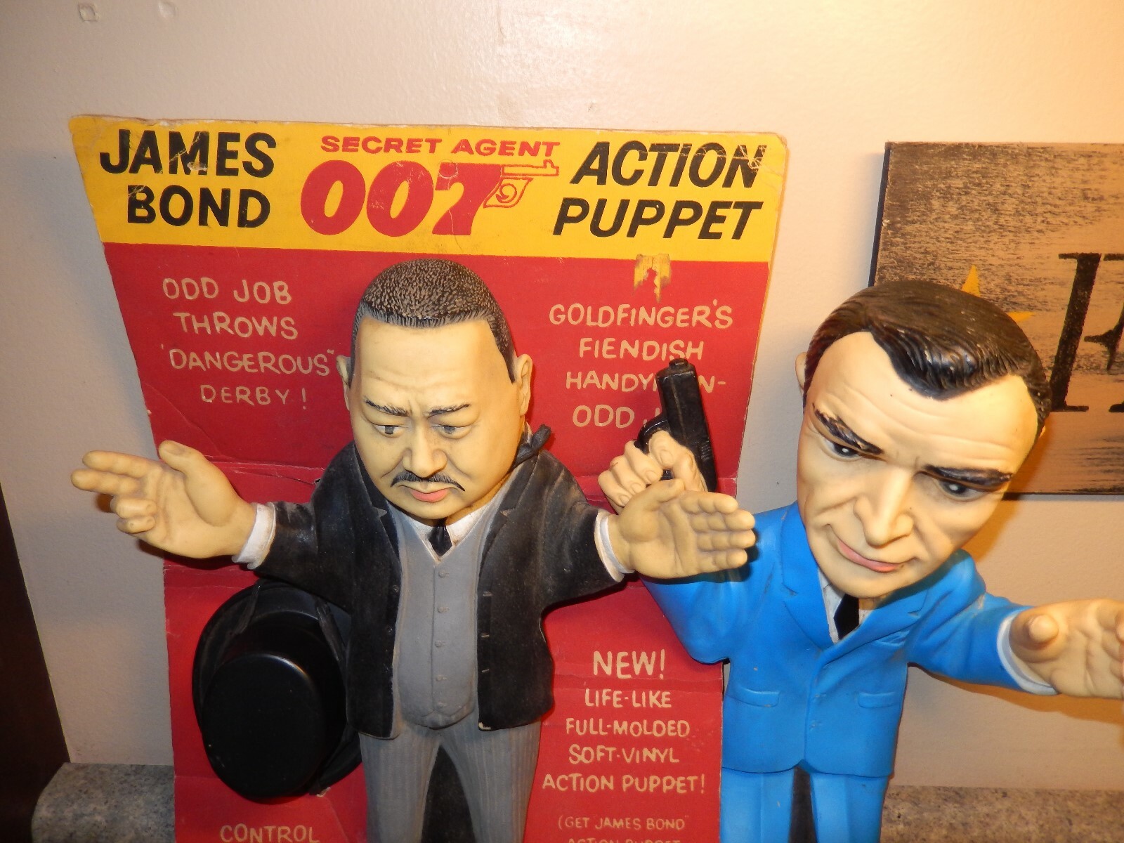 James Bond 1965 Rare 007 gilbert puppet & more | eBay