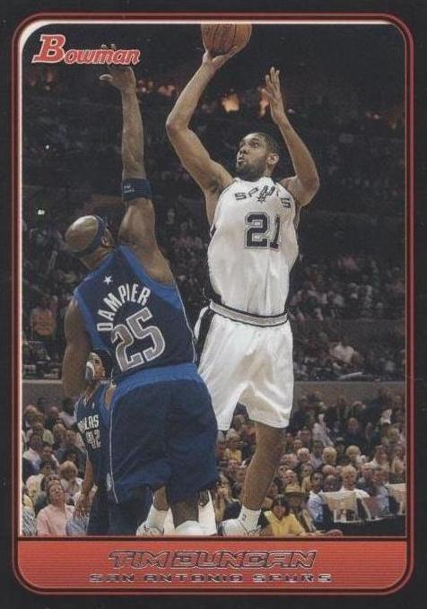 2006-07 Bowman Draft Picks & Stars - Tim Duncan #20 for sale online | eBay