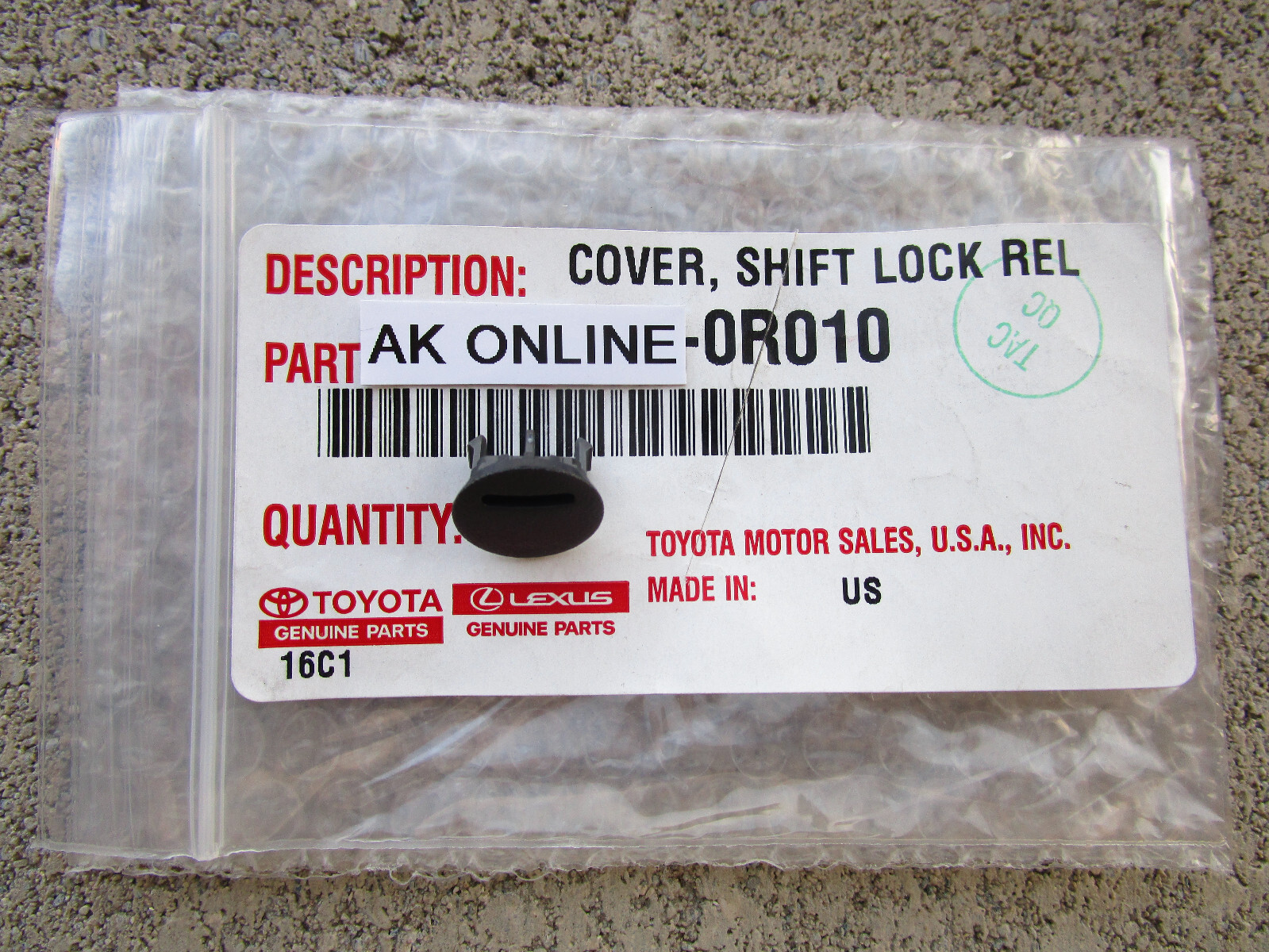 2006-2012 Toyota RAV4 A/T Shifter Lock Release Button Cover | Genuine ...