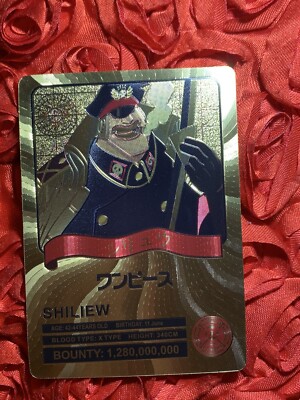 Shiliew One Piece GOLDEN Ride Waifu ACG Girl Thin Metal Card | eBay