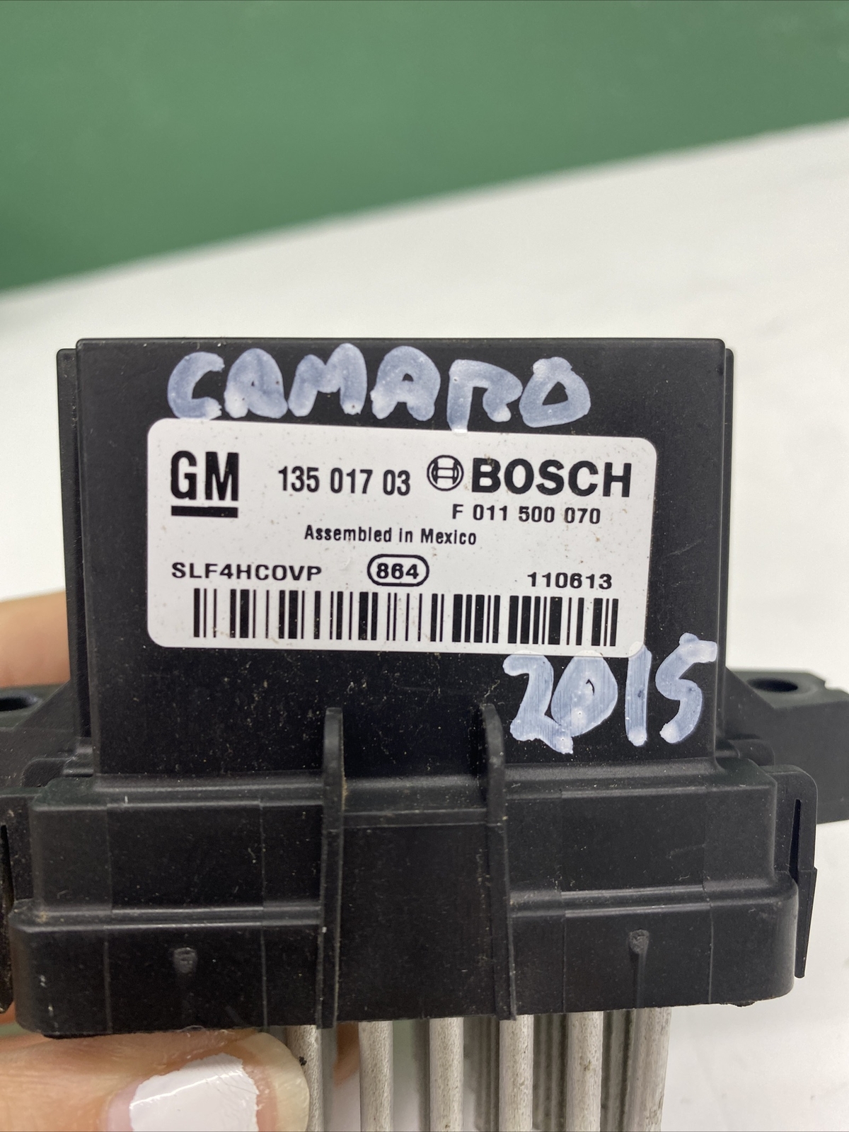 2015 Chevrolet Camaro GMC Acadia Blower Motor Resistor Used 13501703 ...