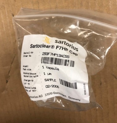 Sartorius Sartoclear® F7HP Cap 293F7HP13ACSS 1µM Filter | eBay