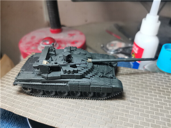 Hand Painted 1/72 Ukraine T72M2 Tank Finished 3D Resin Printing Model ...