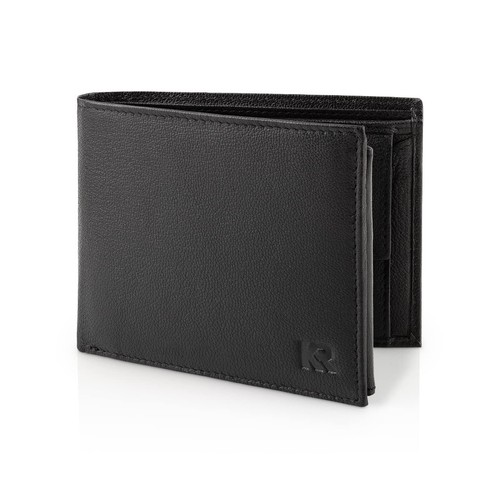 Men's Leather Wallet RFID Protection Coin Pocket I Wallet for Men with ...