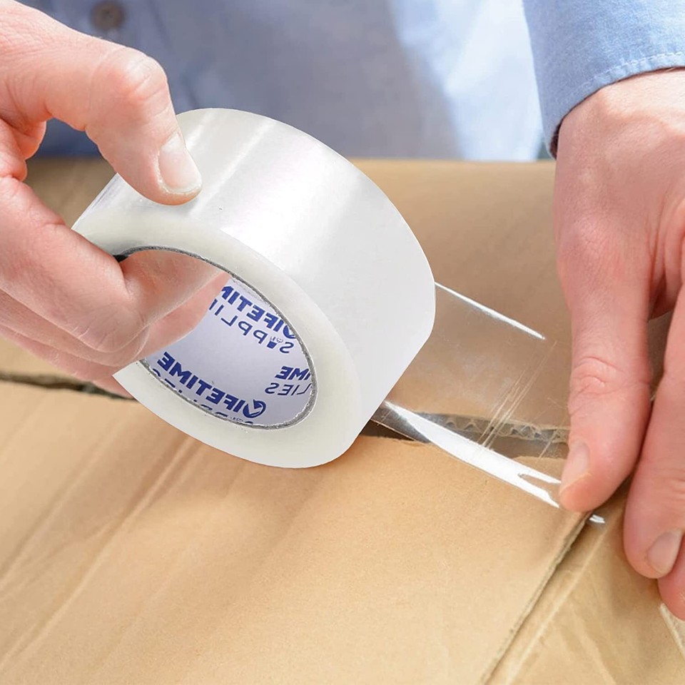 36 Rolls Packing Tape for Box Shipping 2 x 110 or 65 Yards 2.2 Mil ...