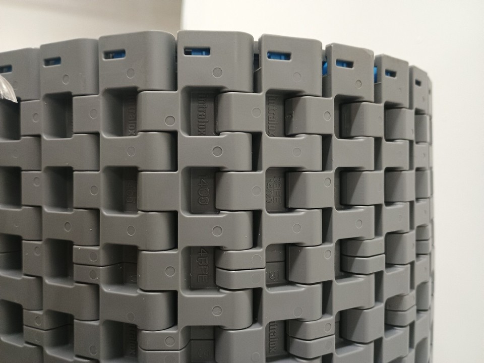 Intralox 1400 with rubber coated top 24.1" wide x 9.07' long *NEW* | eBay