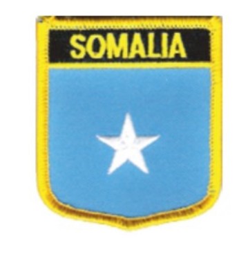 SOMALIA SHIELD FLAG EMBROIDERED PATCH - IRON-ON - NEW APPROX 2.5 x 2.75" | eBay