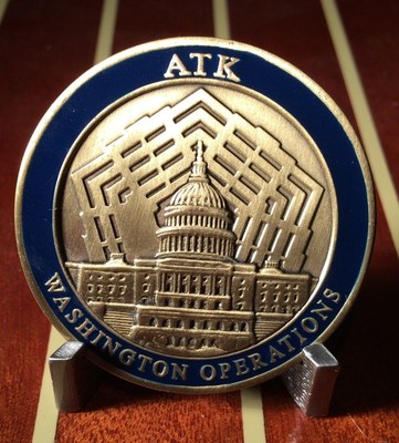ATK Washington Operations Weapons and Space Systems Challenge Coin | eBay