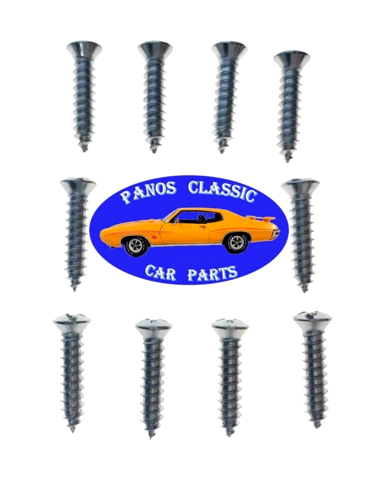 #8 x 3/4" Phillips Tap Screw #6 Head Ford Interior Console Door Panel ...