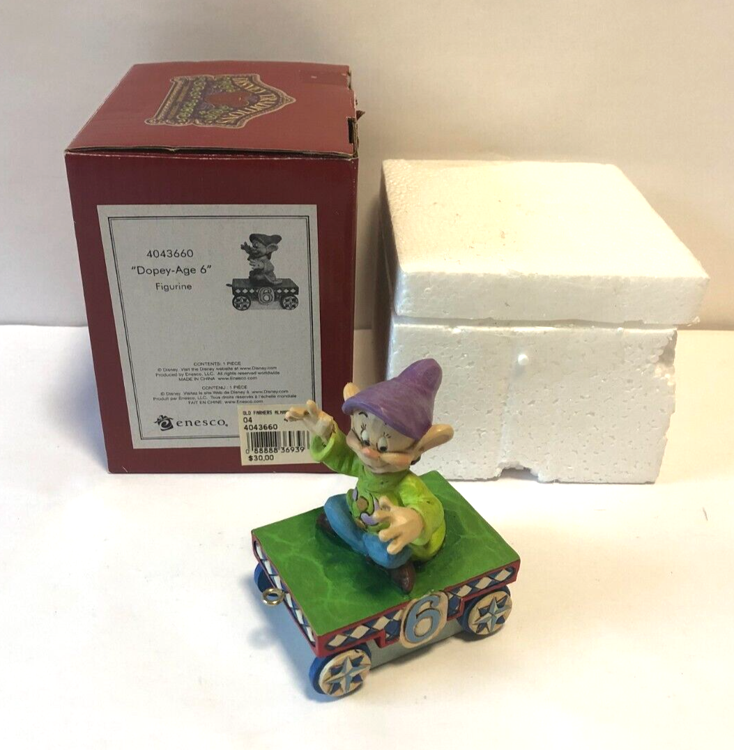 Lot of 6 Disney Traditions Jim Shore Birthday Train Set Age 1 to 6 ...