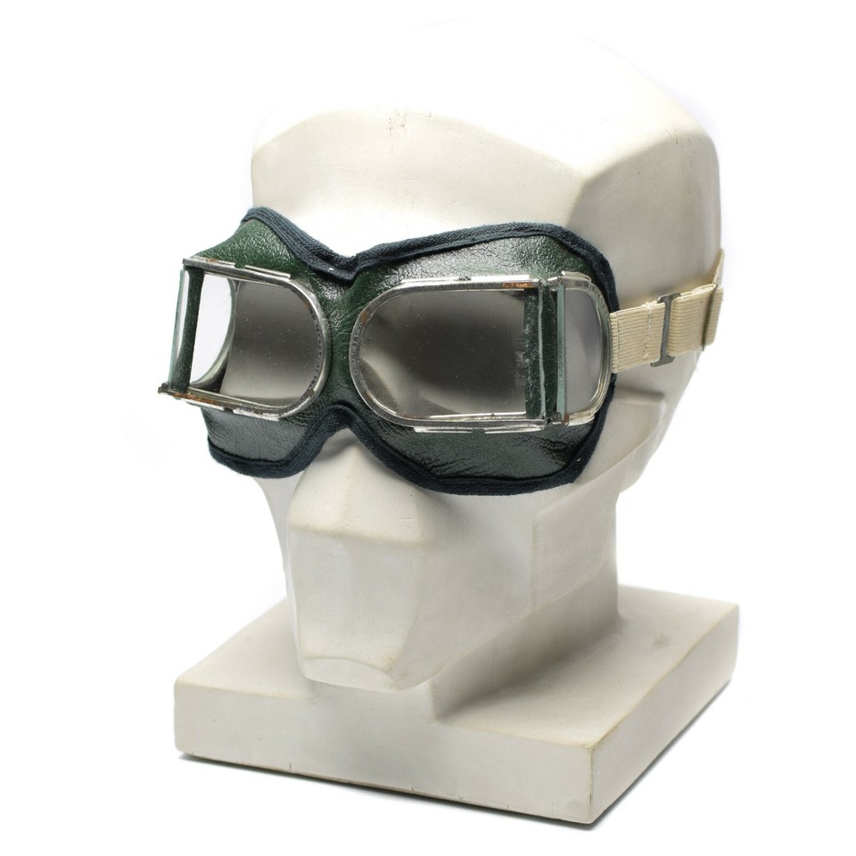 Genuine soviet Russian army motorcycle goggles safety eye protection ...