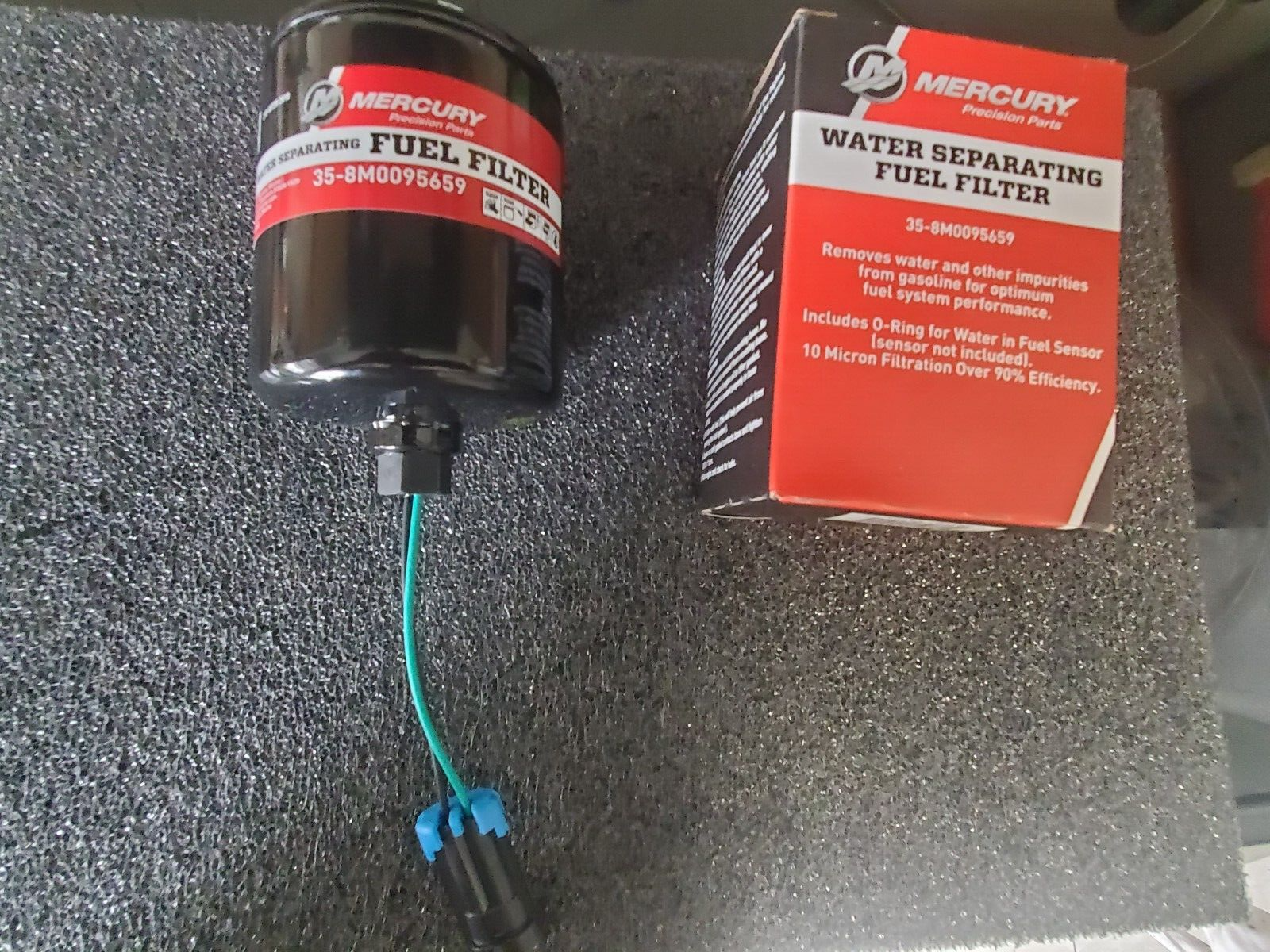 Mercury+8m0095659+Water+Separating+Fuel+Filter+OEM for sale online | eBay
