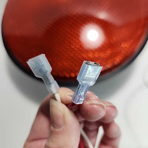 DIALIGHT 12" RED TRAFFIC LIGHT BULB#433-1210-003XL -TESTED WORKING ...