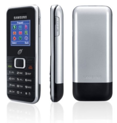 Samsung SGH-S125g GSM Thin Bar Mobile Cell Phone Tracfone Black/Sliver ...