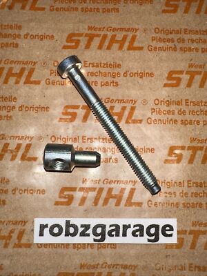 NEW OEM STIHL BAR CHAIN ADJUSTER SCREW/PIN 009 L 010 AV 011 AVT 012 024 ...