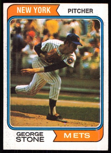 1974 Topps George Stone New York Mets #397 | eBay