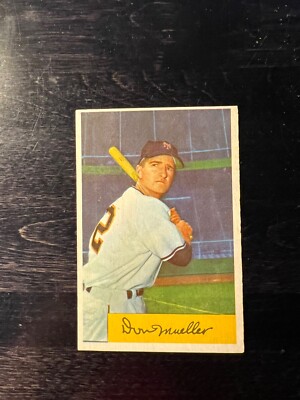 1954 BOWMAN BASEBALL CARD #73 DON MUELLER EXMT/NM!!!!!!!!! | eBay