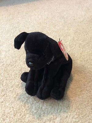 Ty Beanie Baby Luke the Black Lab June 1998 Mint 1965 (KR) Hologram ...