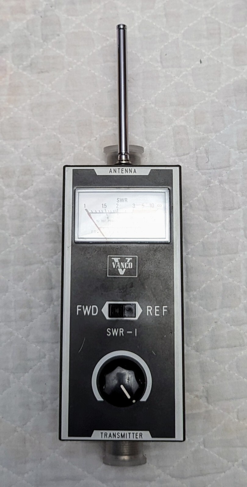 Vtg VANCO SWR-1 Field Strength and SWR Meter w/ Antenna Box ...