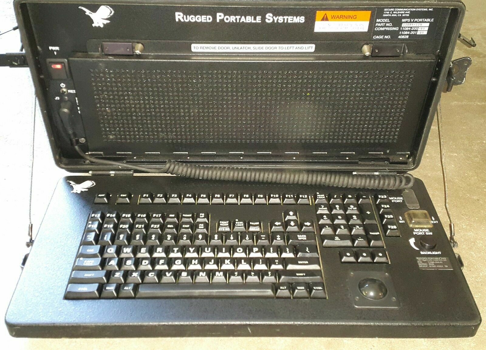 GENERAL DYNAMIC US ARMY MILITARY LAPTOP NOTEBOOK RUGGEDIZED PORTABLE ...