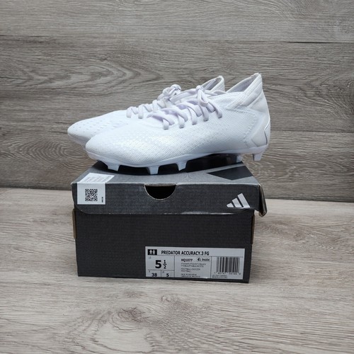 Adidas Men’s Predator Accuracy.3 FG Soccer Size 5.5 White |HQ1077| | eBay