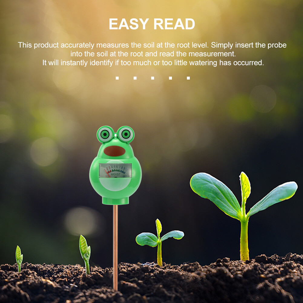 Farm Instant Reading Frog Shape Soil Moisture Meter Indoor Plants Garden Tools | eBay